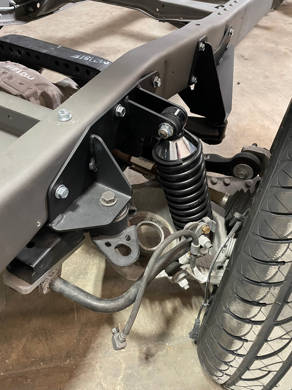 1961-1978 34" F-100 Bolt-In S-550 / S-650 Mustang Rear Mounting Kit ...